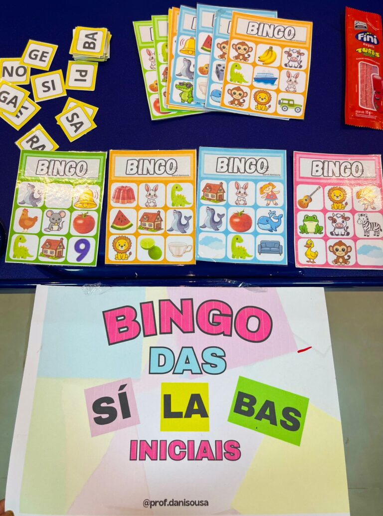 Bingo das Sílabas - Prof. Dani Sousa - Recursos Pedagógicos em PDF